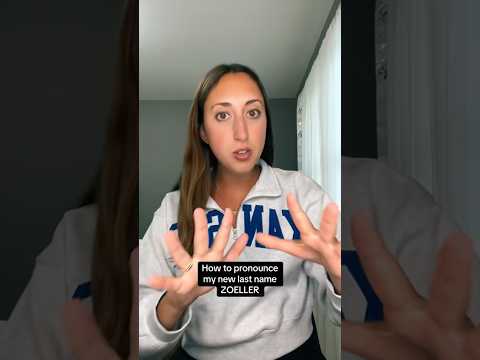 How to pronounce my new last name