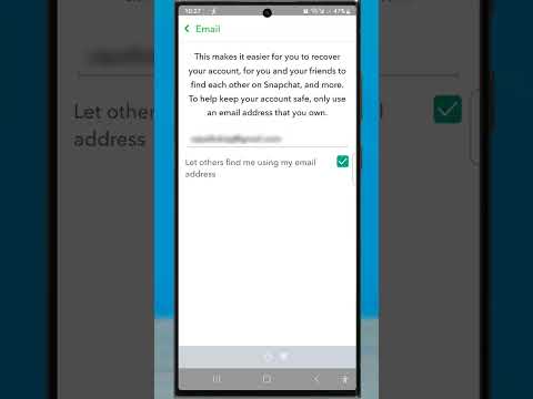 How to Verify and Change Your Snapchat Email Address #shorts