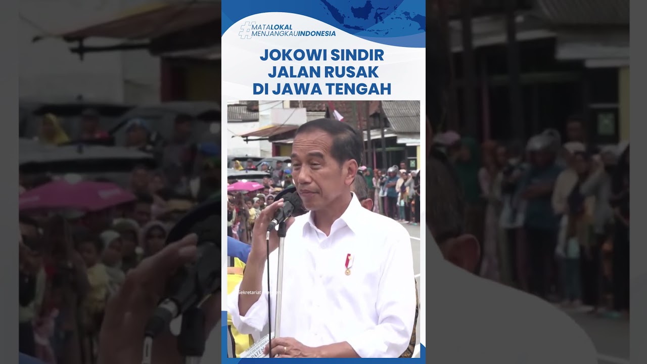 Sindir Banyak Jalanan Rusak di Jawa Tengah, Jokowi: Sudah Bertahun ... Sindir Banyak Jalanan Rusak di Jawa Tengah, Jokowi: Sudah Bertahun ...