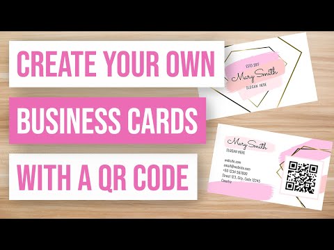🔥 How to Create Your Own Business Cards with a QR Code