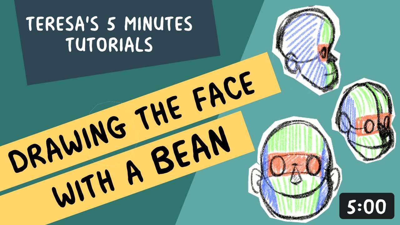 How to Use the Bean Shape to Draw Faces