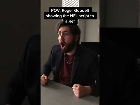 When Roger Goodell shows the NFL script to a Ref…