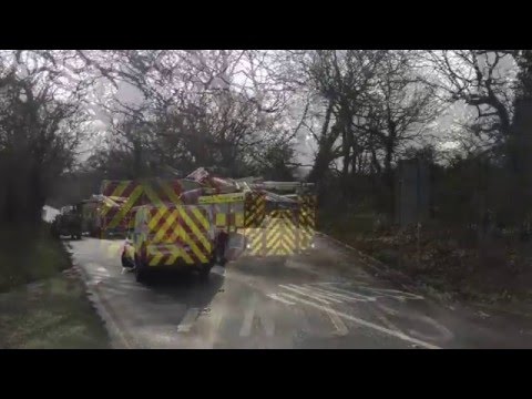 Serious crash on Beaper Shute, Ryde