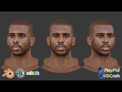 Chris Paul V3 Cyberface for 2k14
