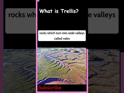 Interpretation of Topographical maps: drainage patterns- trellis| what is trellis drainage pattern