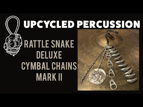Upcycled Percussion - "Rattle Snake" Adjustable Cymbal Sizzle | Reverb