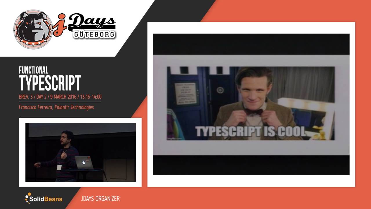 Functional TypeScript. Speaker: Francisco Ferreira