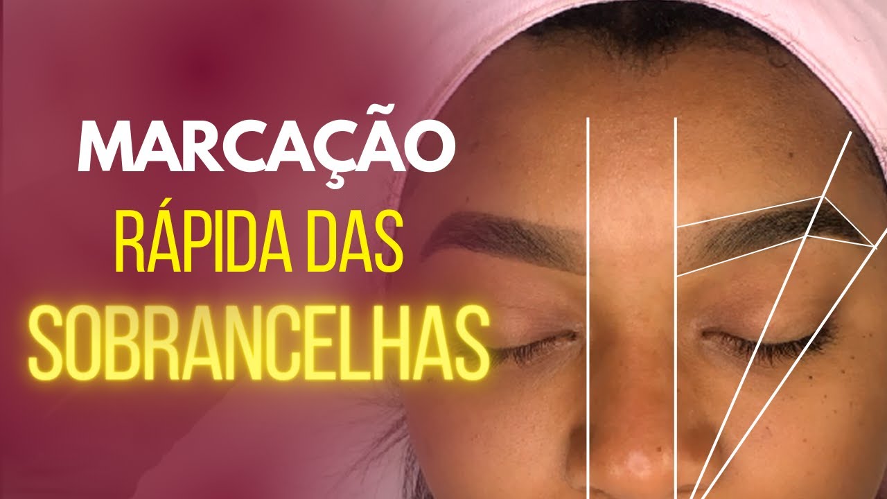 COMO FAZER MARCAÇÃO DAS SOBRANCELHAS | RÁPIDO