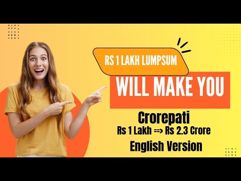 Compounding With 1 Lakh Lumpsum | English Version #lumpsum #compounding #benefits
