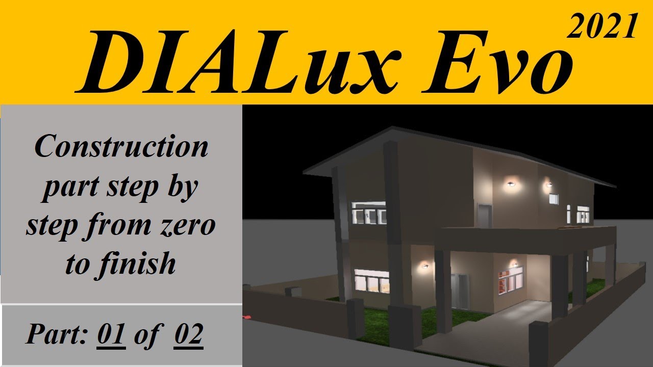 DIALux Evo Basic Tutorial For Beginner 2021