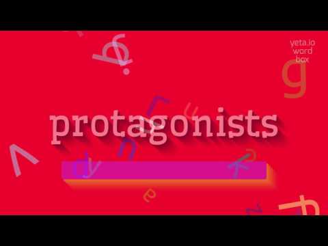 How to say "protagonists"! (High Quality Voices)
