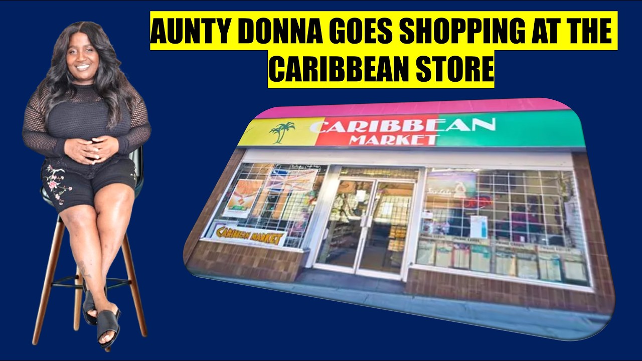 Grocery shopping with auntie Donna. 