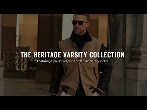 The Classic Varsity Collection: Featuring Ben Brewster in our Heritage Varsity jacket.
