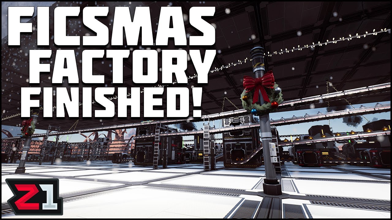 FICSMAS Factory Complete! Satisfactory | Z1 Gaming
