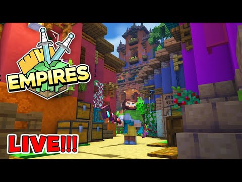 🔴LIVE - A TOUR OF SANCTUARY!!! - Empires SMP 2