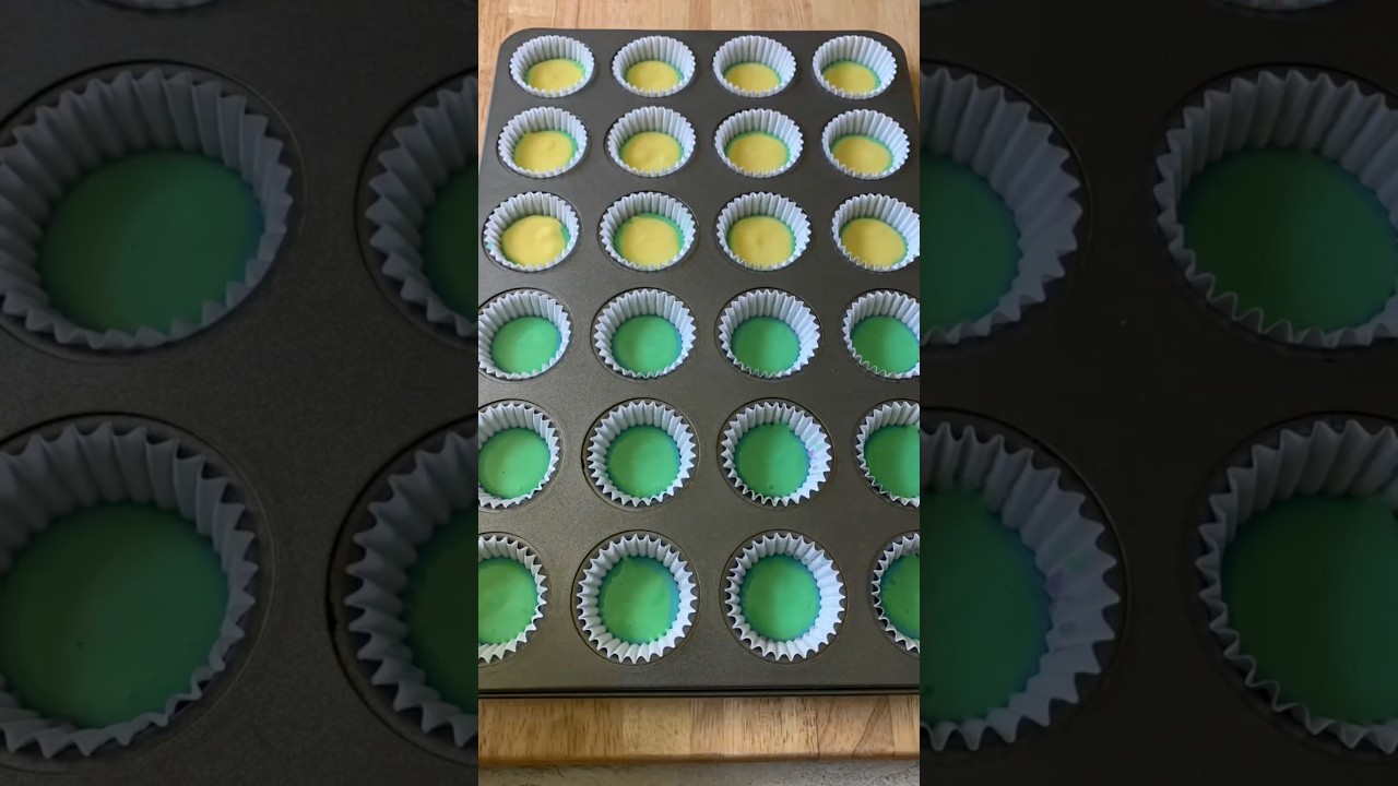 🌈Rainbow Cupcakes🌈 #cake #foodie #cupcake #cakelover #recipe #recipes