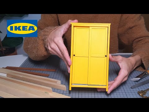 Yellow Ikea wardrobe tutorial 😄