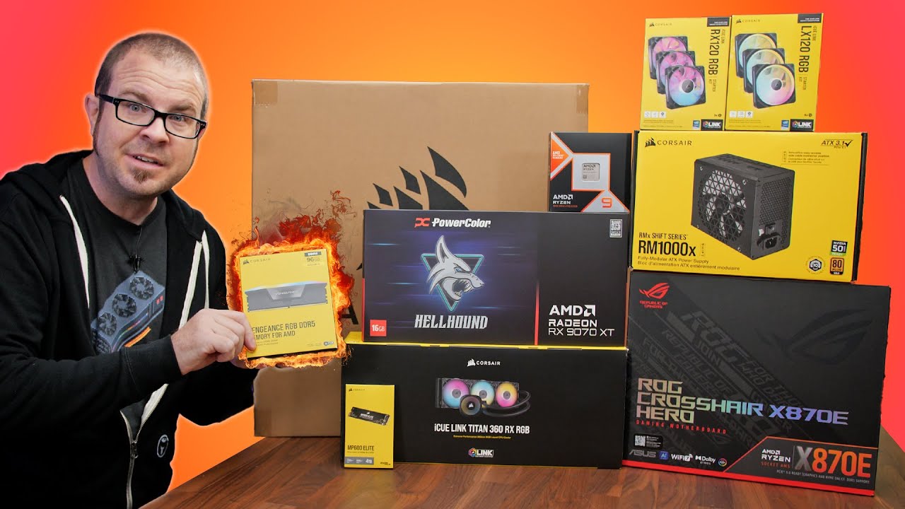 Epic End-of-2025 Gaming PC Build in the Corsair Air 5400!