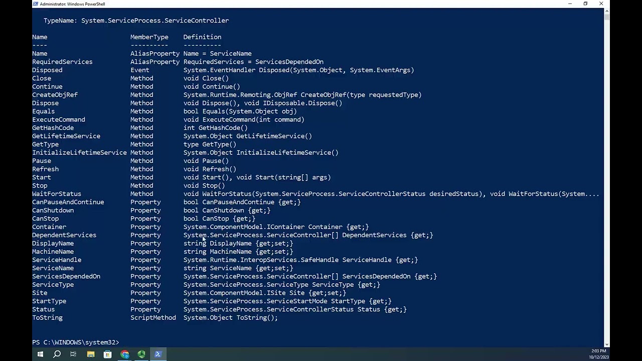 Exploring objects with Get Member