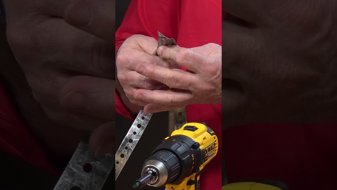 How to use a plumbing strap