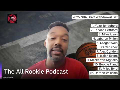 2025 NBA Draft Withdrawal Deadline!