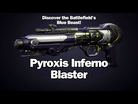 Unleashing Blue Fire The Battle Changer Revealed! Pyroxis Inferno Blaster Futuristic Arm