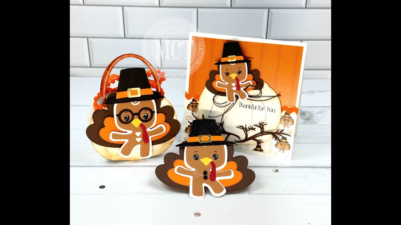 GingerHalloweenPaperPad, I Love Fall, Small & Medium Ginger Faces Tutorial