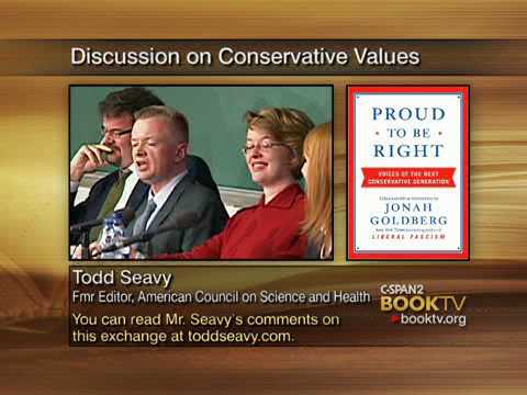 Book TV: Jonah Goldberg Panel, "Proud to be Right"