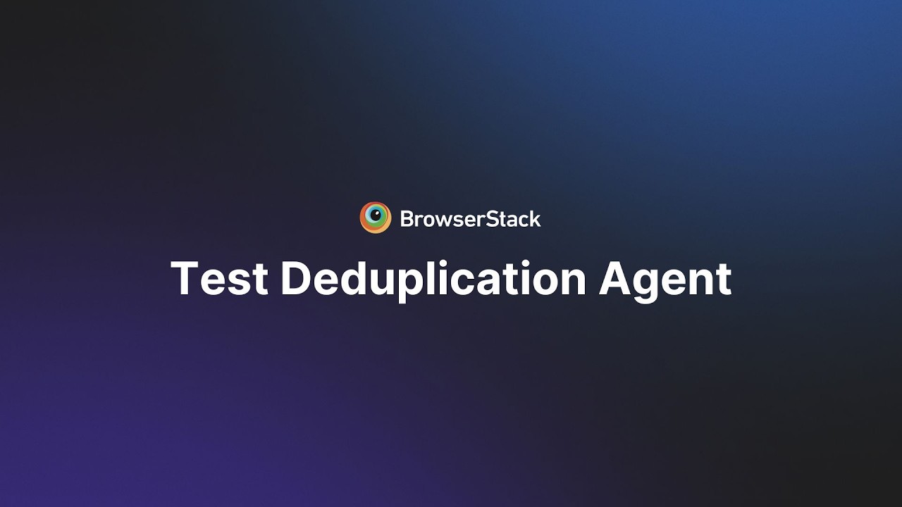 Test Deduplication AI Agent | Test Management