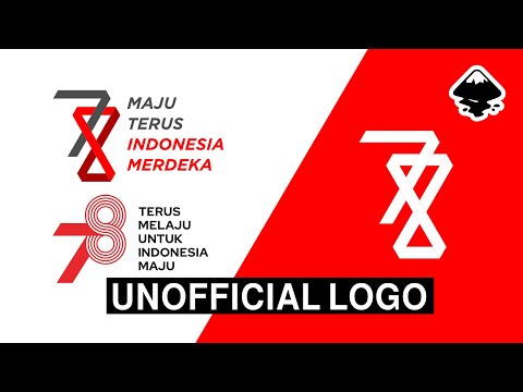 Membuat Logo HUT 78 Indonesia Merdeka Unofficial