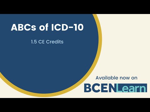 ABCs of ICD-10