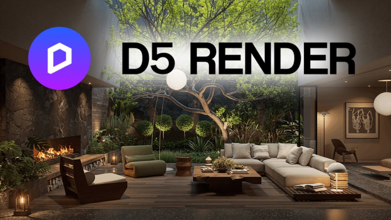 💡 D5 Render Tutorial (Hindi) | From Beginner to Pro in Lighting, Material & Effects