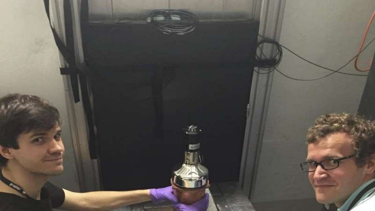 Smallest neutrino detector in the world: observes elusive interactions of particles.