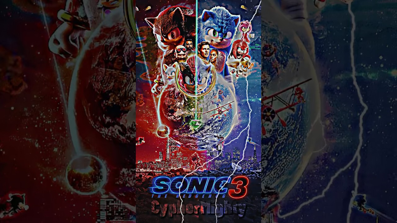 Sonic 3 And Sonic 4 Poster | #sonicthehedgehog #viral #shorts