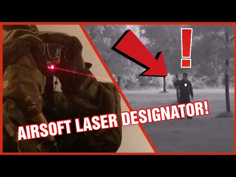 Airsoft NIGHT VISION LASER DESIGNATOR! (Airsoft PLD)