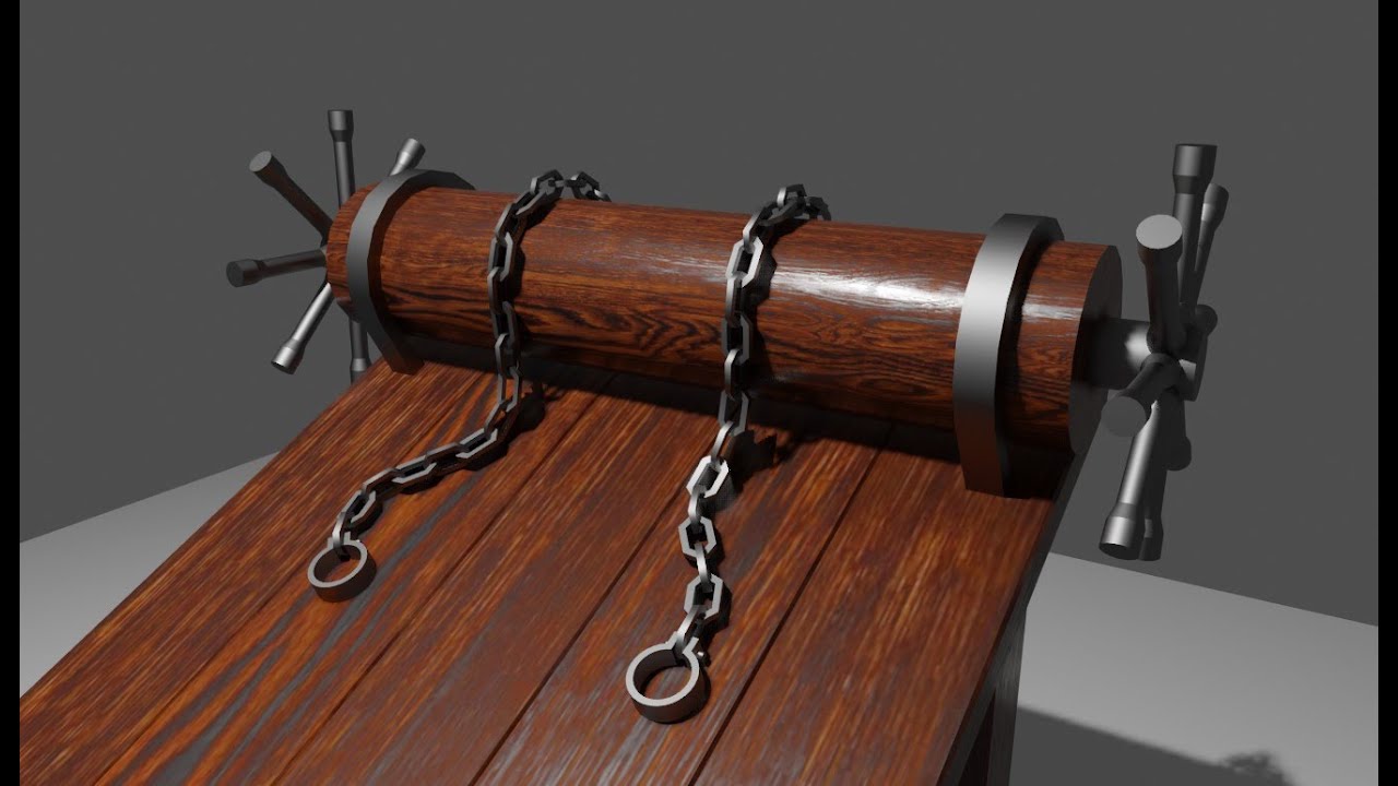 Torture Machine Medieval - 3D Model