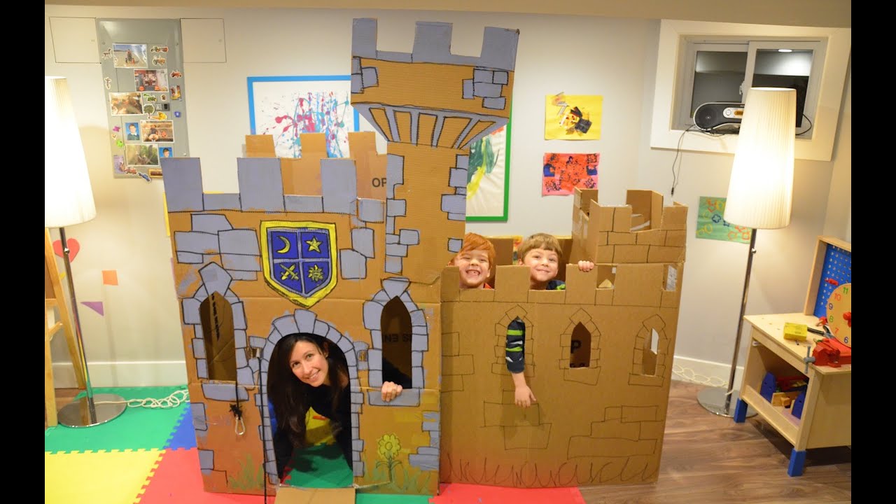 Build a Cardboard Castle Fort