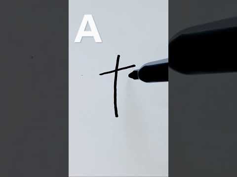 Learn to write hiragana vowel "A" in nihongo