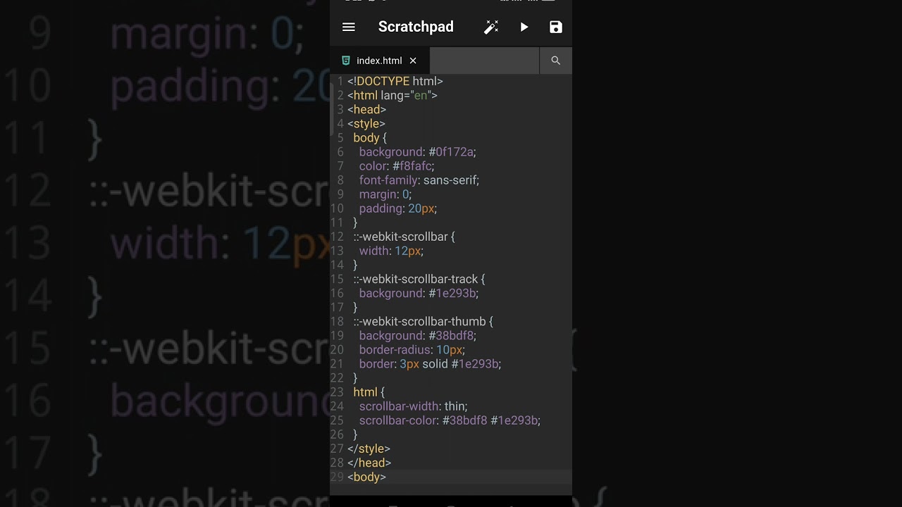 Custom Scrollbars on Mobile 📱 CSS Pro Tips!