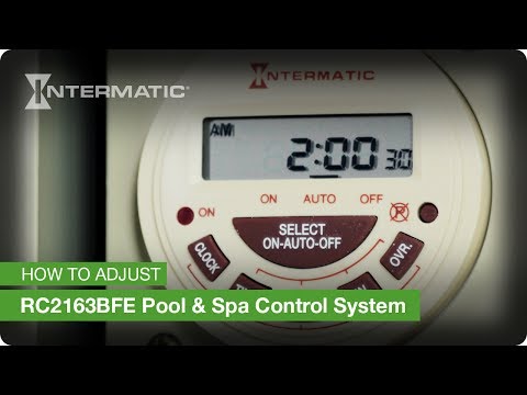 How to Adjust the RC2163BFE Pool and Spa Control System