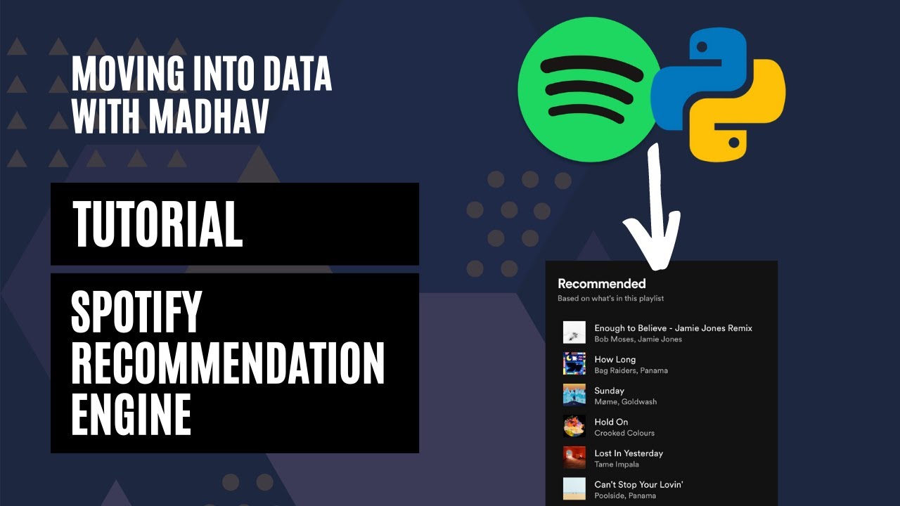 Building A Spotify Recommendation Engine With Python (TUTORIAL)