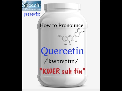 How to Pronounce Quercetin (Flavonid)