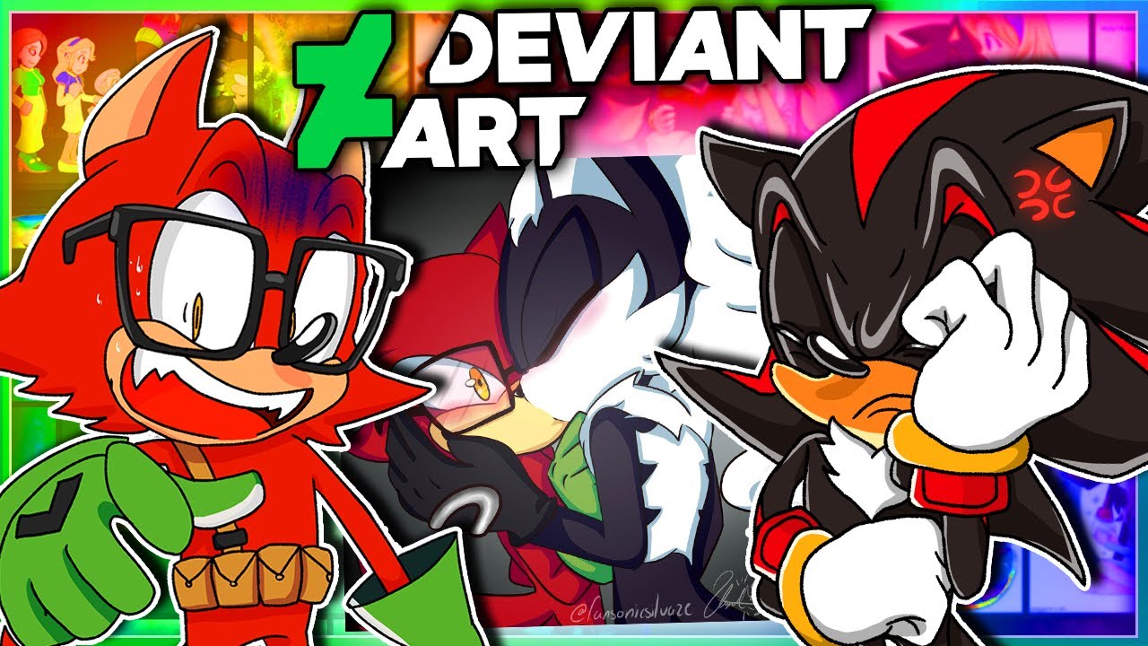 Shadow & Gadget Visit DEVIANTART! - INFINITE KISSES GADGET!?