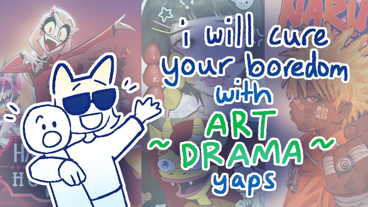 watch this while you draw 2🖌️(longer art commentary video)