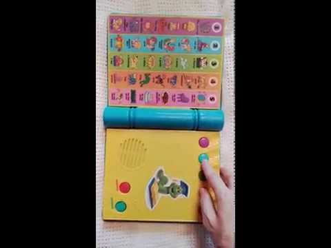 Mattel See n Say Story Maker Blue Silly Sentences Worm 1991
