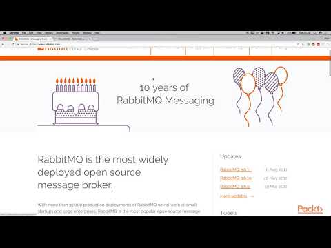 Learn NET Core Microservices Configuring RabbitMQ Service Bus | packtpub com - Mind Luster