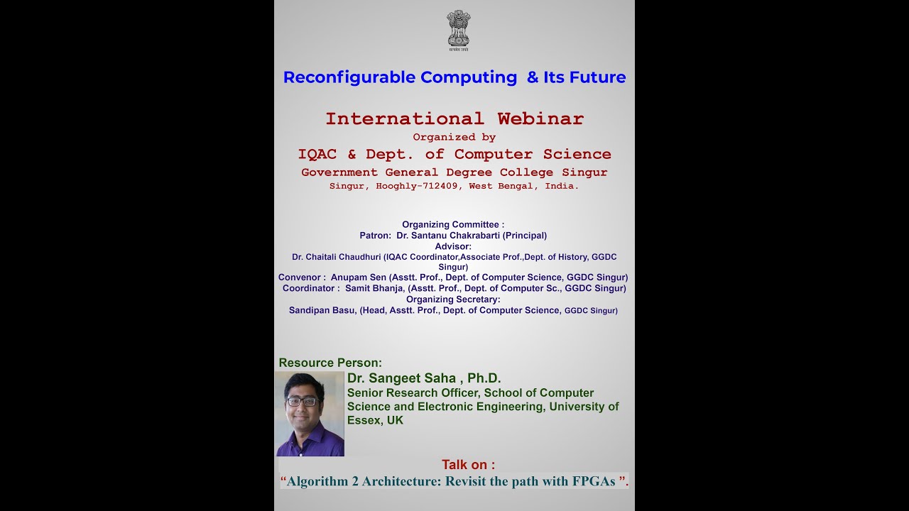 RECONFIGURABLE COMPUTING (AN INTRODUCTION)