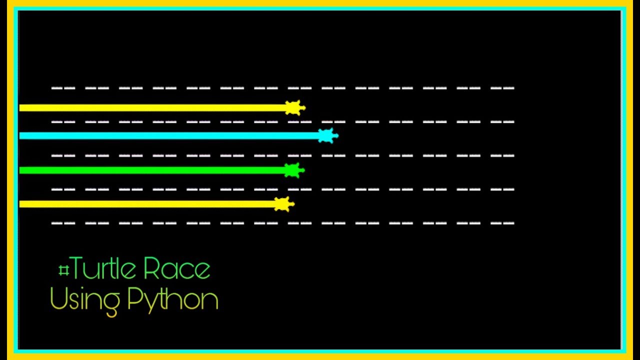 Create Turtle Racing in Python 3