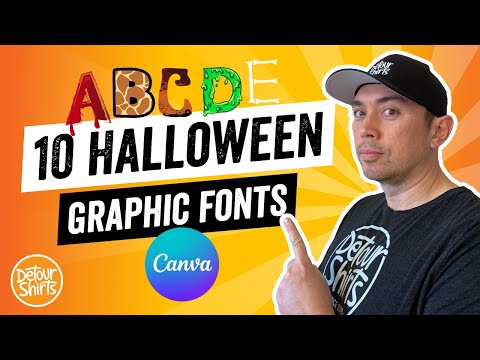 10 Amazing Halloween Fonts on Canva You Probably Didn't Know Existed - Use them for Print on Demand