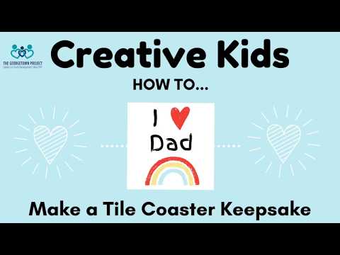 Creative Kids How-To: Tile Coaster Keepsake